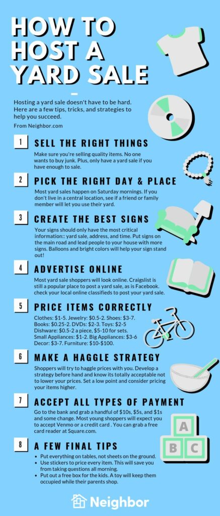 Yard Sales: How to Host, Pricing, and Tips [Checklist] - Neighbor Blog
